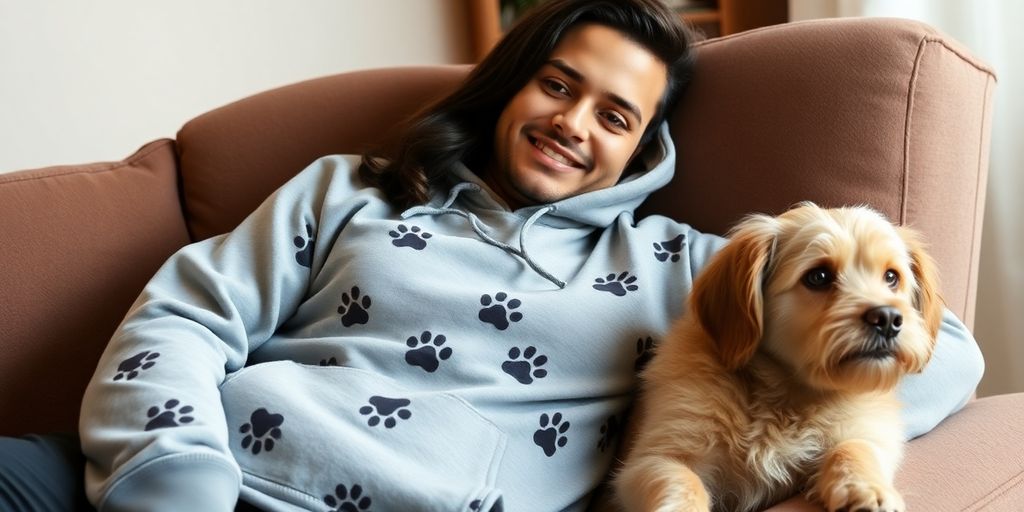 Stay Cozy with the Trendy Paws Hoodie for Dog Lovers – River's Corner